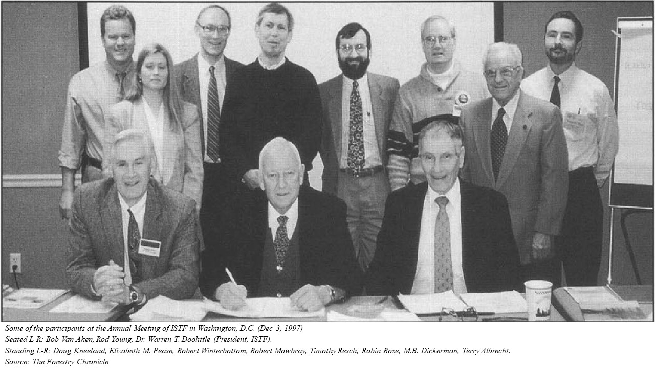 Reflections on earlier ISTF contributions – International Society of ...